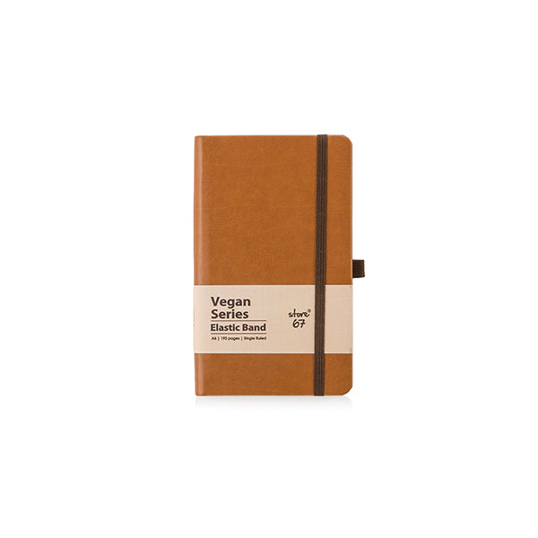 Vegan - Tan Notebook with Elastic – TheStore67